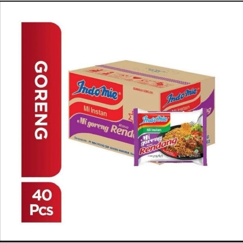 Ready Stock Indomi Rendang 1box isi 40pcs aseli rasa Rendang original ...