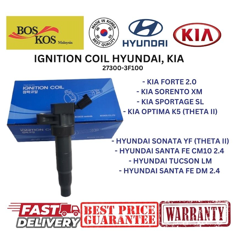 HYUNDAI SONATA YF, SANTA FE 2.4L, KIA FORTE 2.0, KIA OPTIMA K5 IGNITION ...