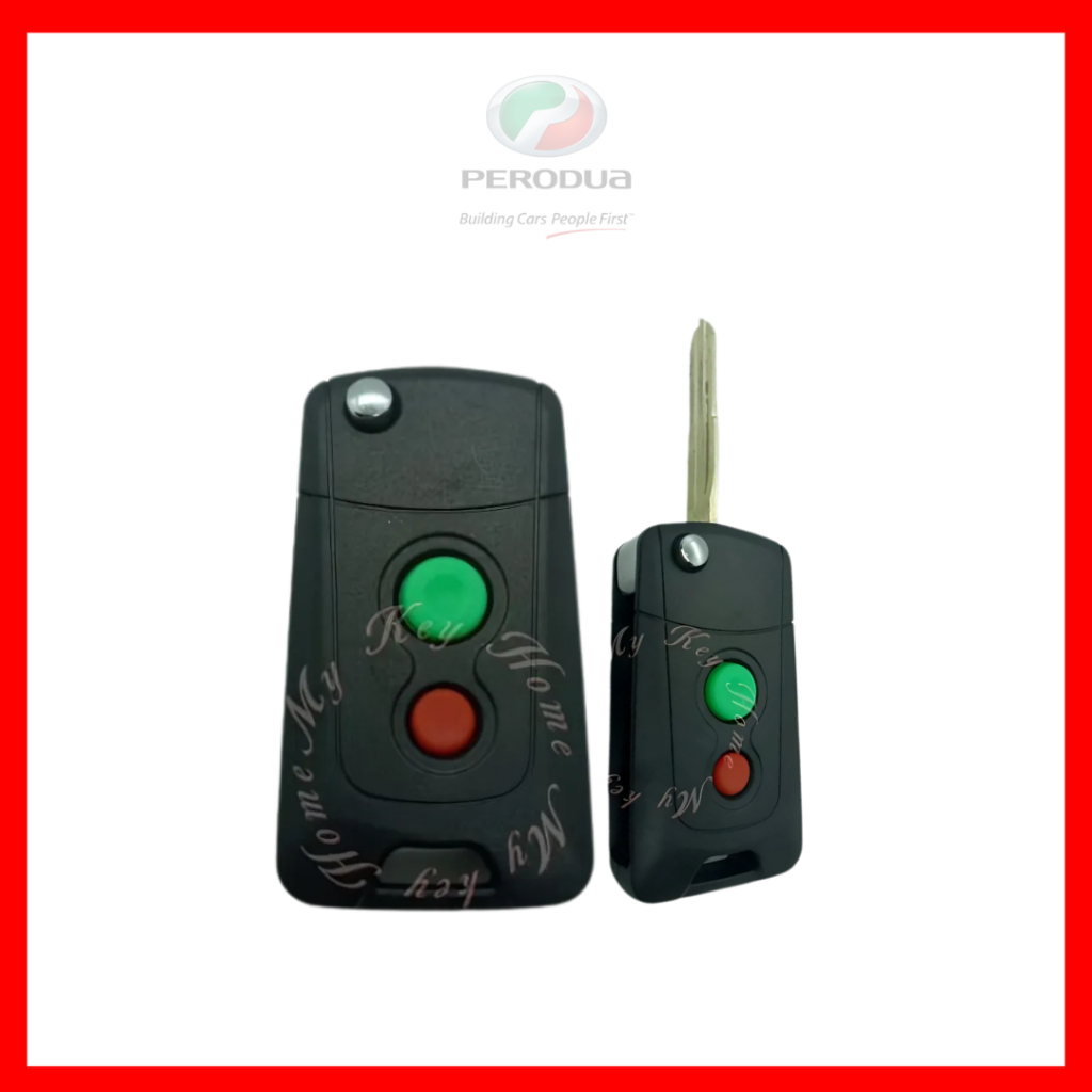 Perodua Flip Key Case Myvi 2006-2010 Kancil Kenari Foldable Keyblade ...