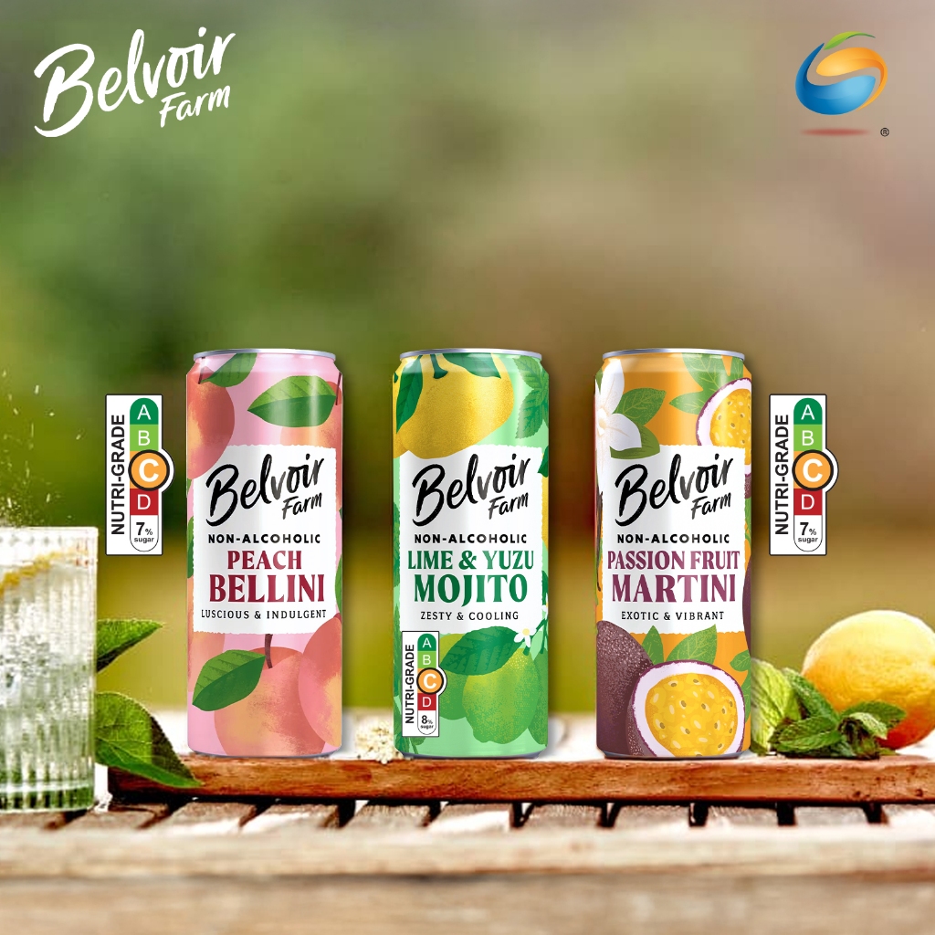 BELVOIR Non-Alcoholic Carbonated Mocktails 4 X 250ml | Shopee Malaysia