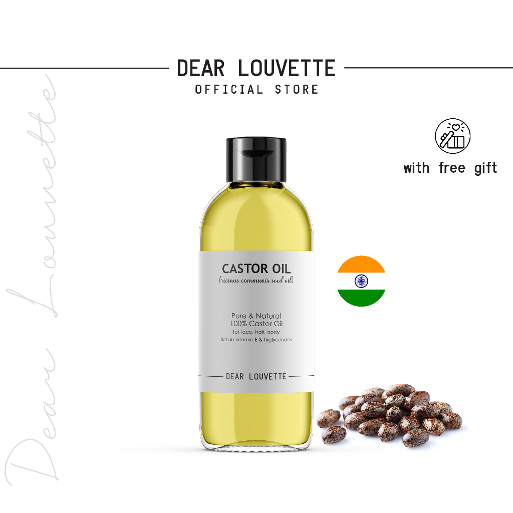 100% First Grade Pure Castor Oil Natural Cold Pressed Carrier Oil Face ...