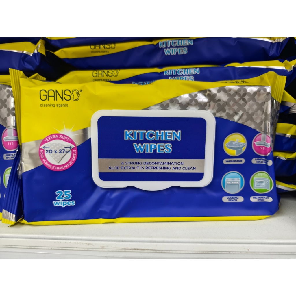 Ganso Kitchen Cleaning Wipes Towel Multipurpose Surface Wet Tissue ...