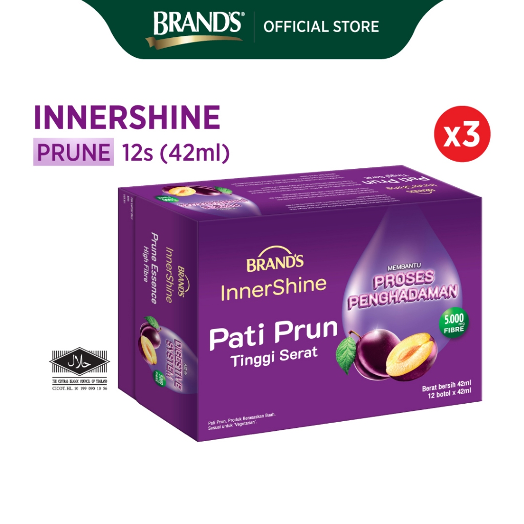 BRAND'S InnerShine Prune Essence (12's x 42ml x 3 Packs) | Shopee Malaysia