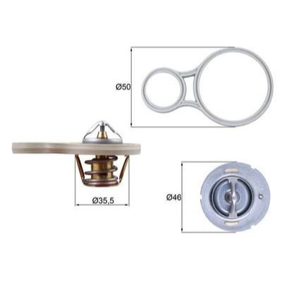 MAHLE THERMOSTAT MINI COOPER R50 R52 R53 1.6 W10 W11 (2001-2006 ...