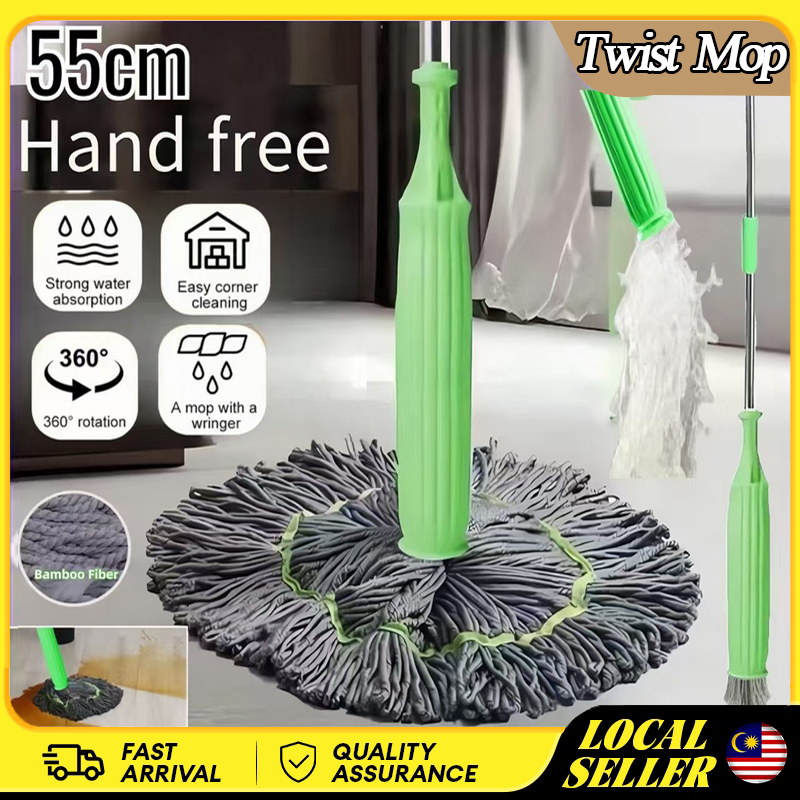 Twisting Rotating Mop 2 in 1Dehydrated Mop Household Deep Cleansing ...