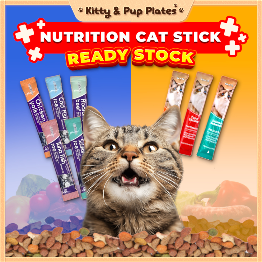 Ishtar & Katte Cat Snack Stick Wet Food / Makanan Basah Stick Snek ...