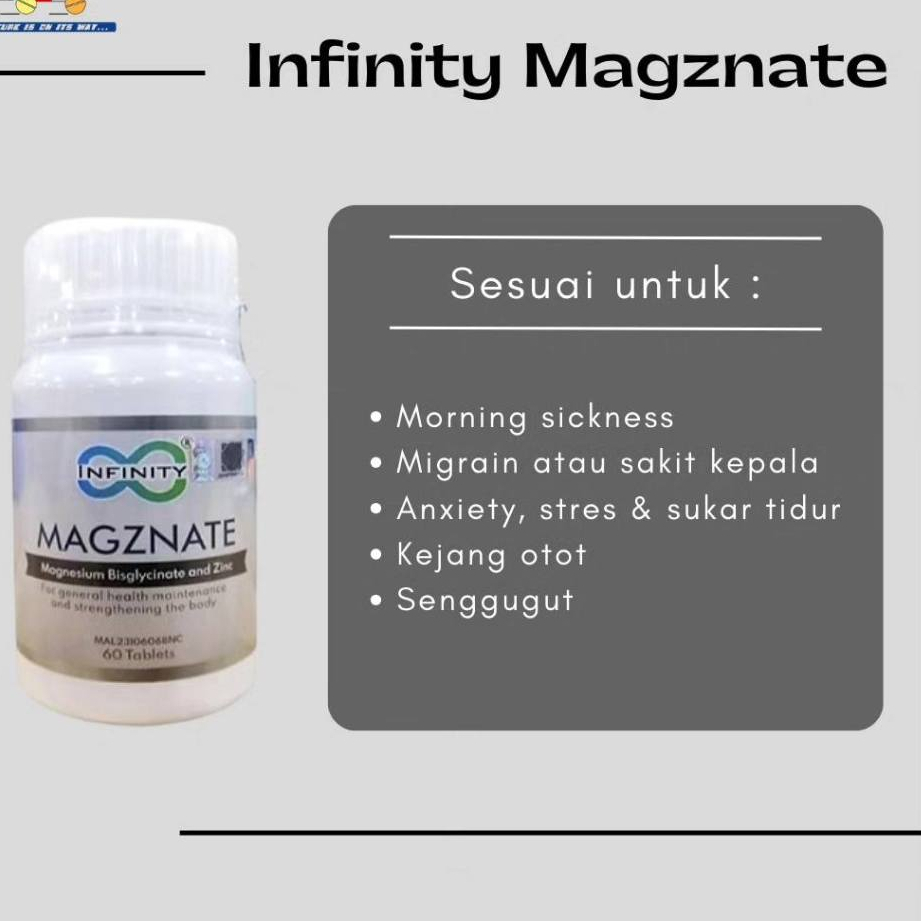 Infinity Magznate 60'S (MAGNESIUM GLYCINATE, MAGNESIUM BISGLYCINATE ...