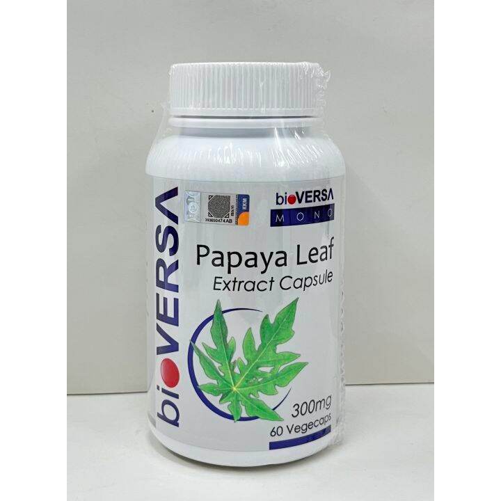 BIOVERSA Mono Papaya Leaf Extract Capsule 60's (expired 10/2025 ...
