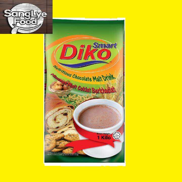 Smart Diko Chocolate Malt Drink1KG/ Minuman Malt Coklat 1kg | Shopee ...