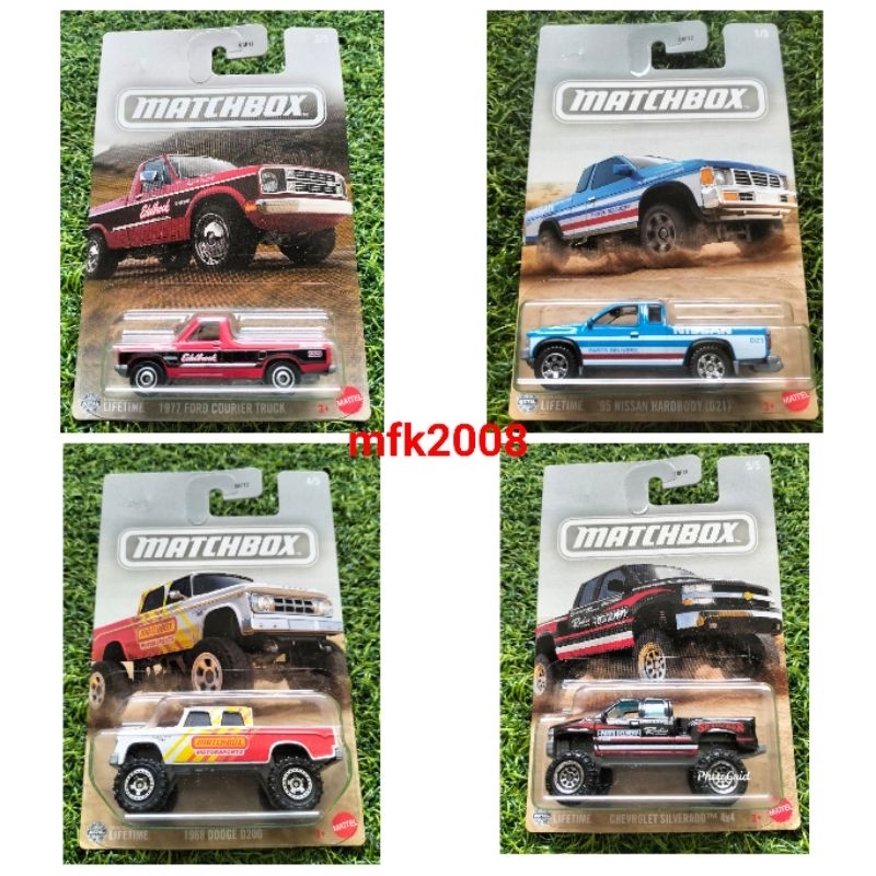 MATCHBOX 2025 - 1977 FORD COURIER TRUCK CHEVY CHEVROLET SILVERADO 4x4 ...