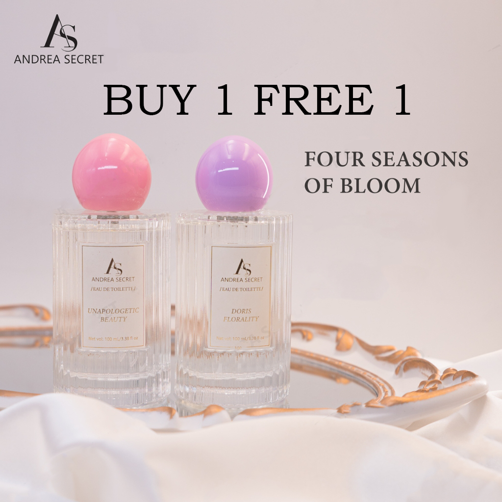 【BUY 1 FREE 1】Andrea Secret Four Season Bundles | 100ML | Women Perfume ...