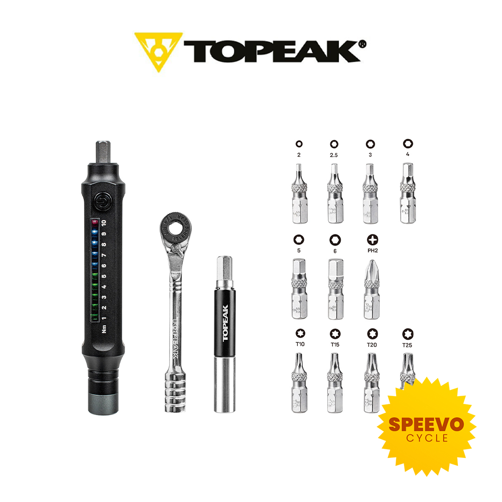 TOPEAK E-TORQBAR 1-10NM - DIGITAL TORQUE WRENCH - MINI TOOL | Shopee Malaysia