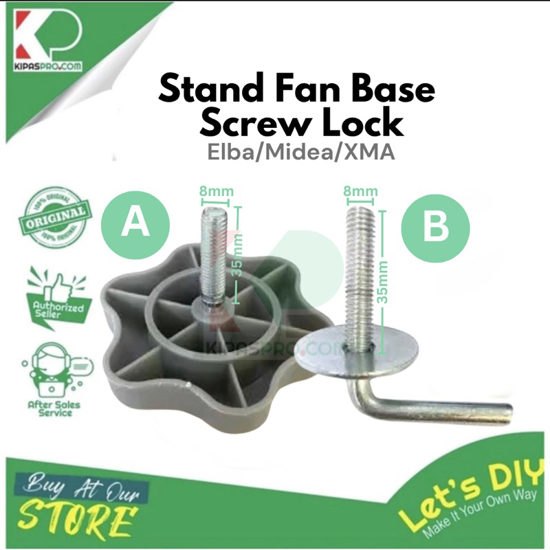 STAND FAN BASE SCREW LOCK | Shopee Malaysia