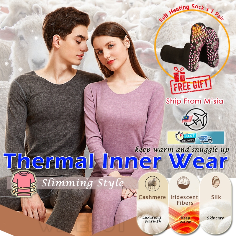 [Couple/Man/Woman] [Freegift] Winter Thermal Inner Wear, Keep Warm ...
