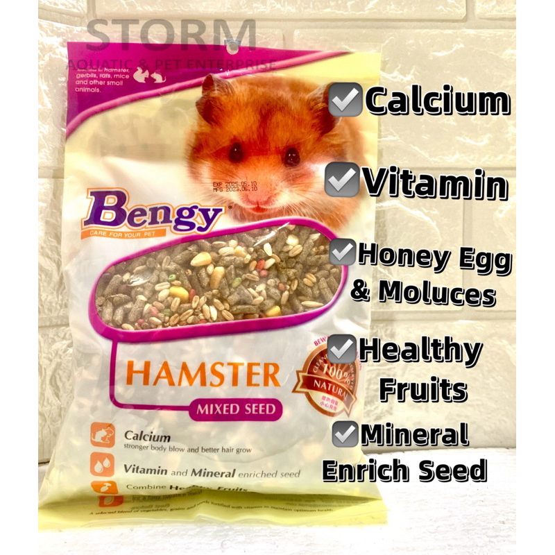 Bengy Hamster Mixed Seed 350g/Makanan hamster 350g | Shopee Malaysia
