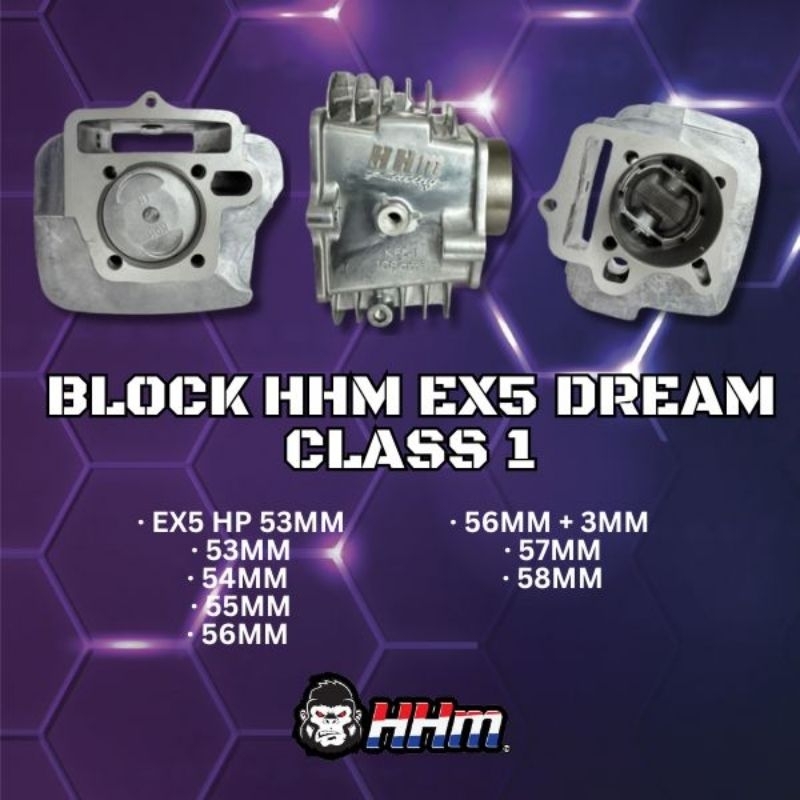 EX5 HP EX5 Dream Wave100 EX5 Class 1 Racing Block Siap Skim Tingkat Hhm ...