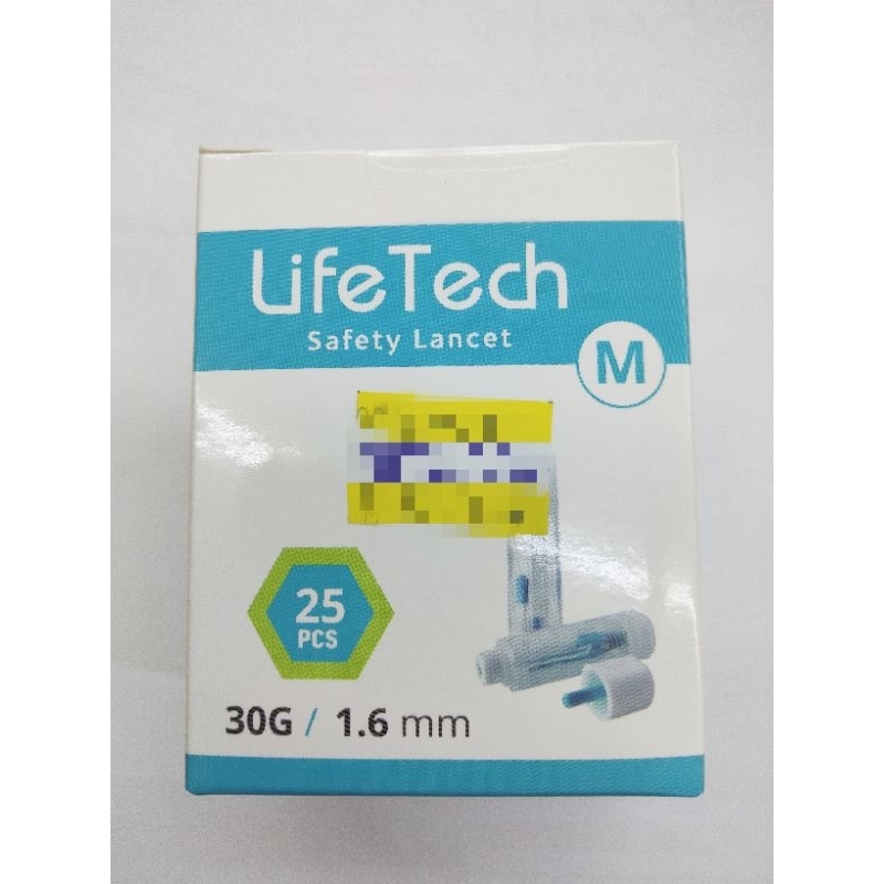 LIFETECH SAFETY LANCETS (MINI TYPE) 25 PCS | Shopee Malaysia