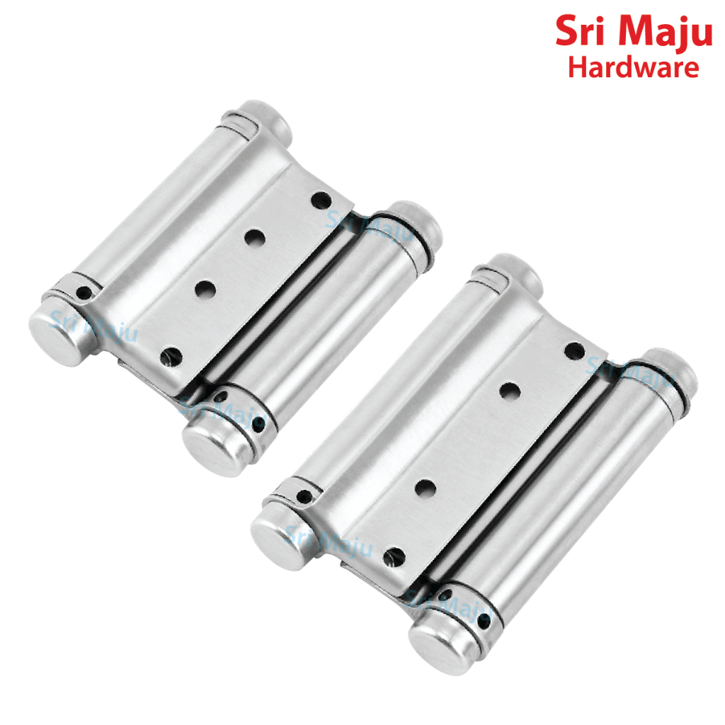 MAJU Cowboy Stainless Steel Double Action Door Spring Hinge Clinic Self ...