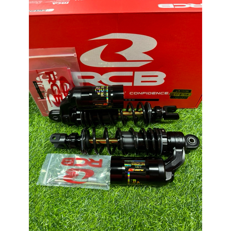 RCB ABSORBER FLOW-S SERIES BLACK/GOLD 275mm 305mm NVX V1 V2 / NMAX V1 ...