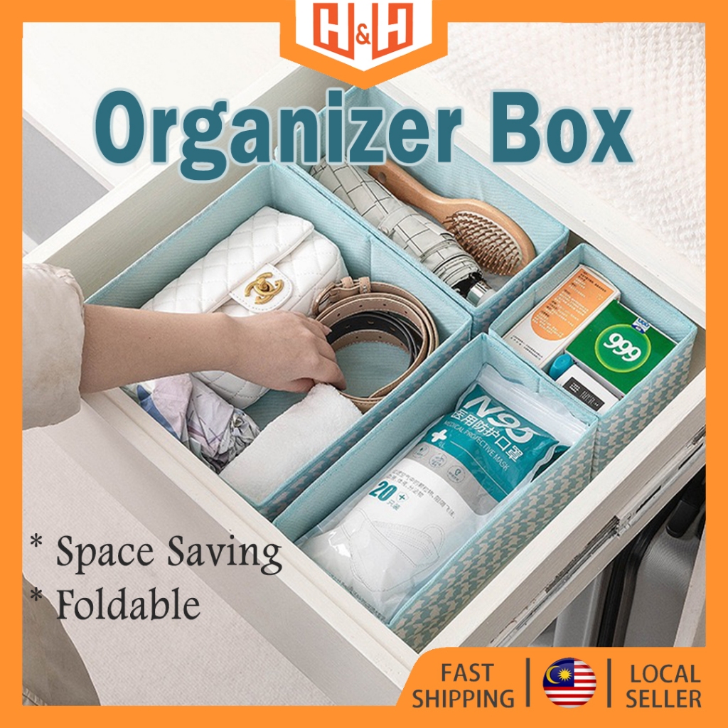 Organizer Box for Cloth Toy Drawer Storage Kotak Simpan Baju Mainan ...