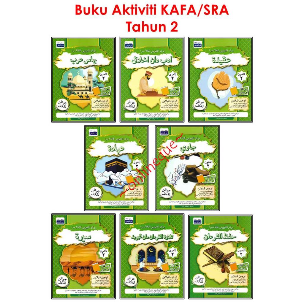 Buku Aktiviti KAFA/SRA Tahun 2 - BAHASA ARAB / ADAB / AKIDAH / IBADAH ...