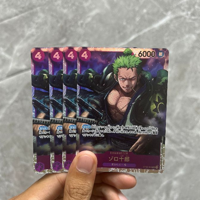 ONE PIECE TRADING CARD GAME - Zoro-Juurou (SR)(ST18-004)(Purple Monkey D. Luff)(ST18)(PURPLE ...