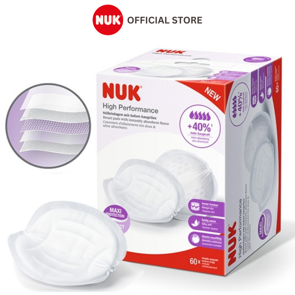 NUK High Performance Breast Pads (60 Pcs/Box) | Shopee Malaysia