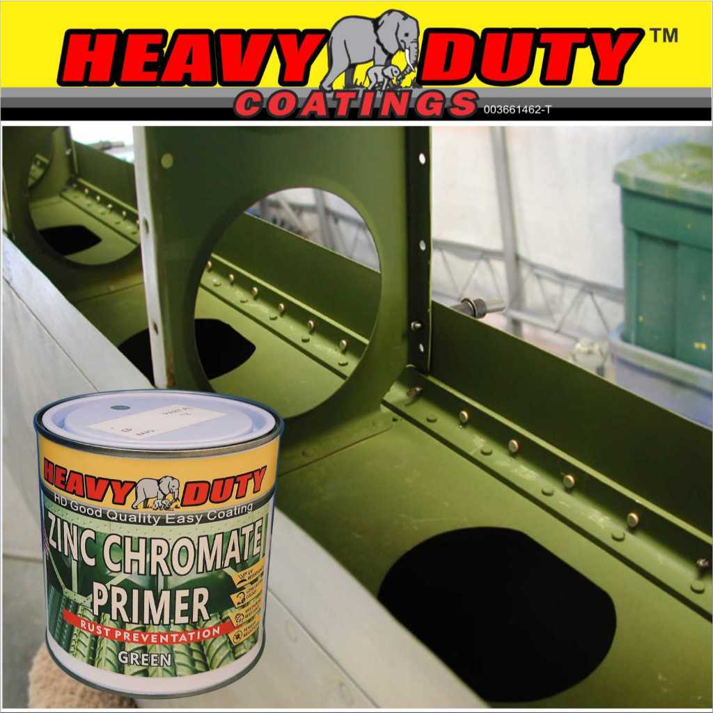 5 LITER HEAVY DUTY ( Zinc Chromate Primer ) 5L Primer Green Color ...