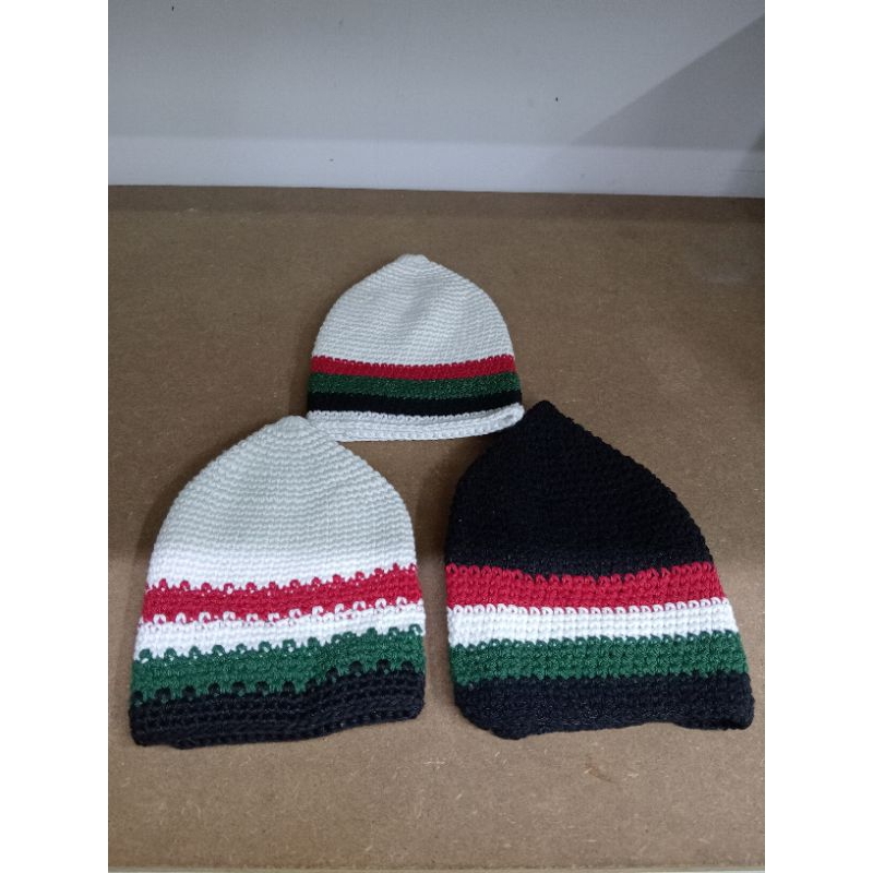 kopiah palestin kopiah tebal kait garut free size dewasa | Shopee Malaysia