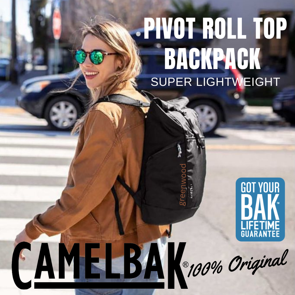 CAMELBAK Pivot Roll Top Backpack ( Original, only 12oz weight, made ...