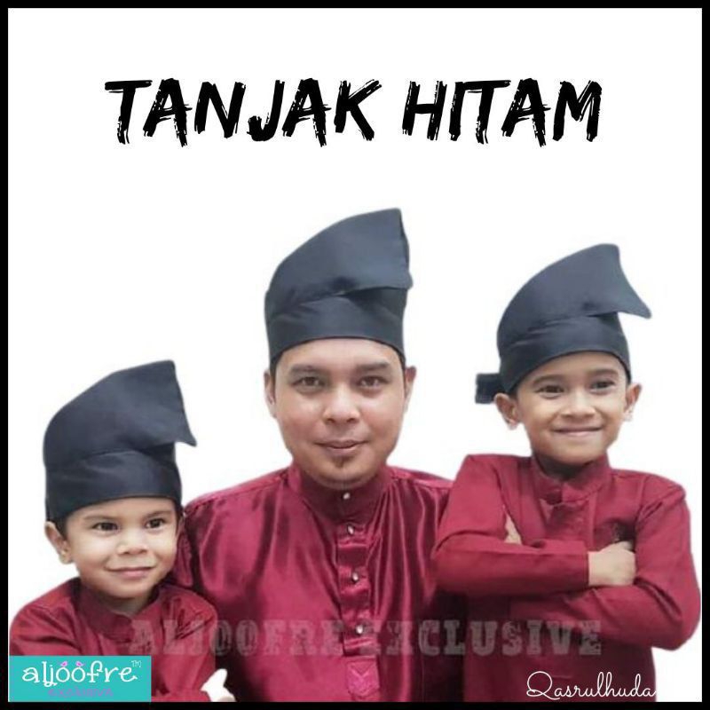 QASRULHUDA Tanjak Hitam Tanjak Merdeka Budak & Dewasa Boleh Laras ...