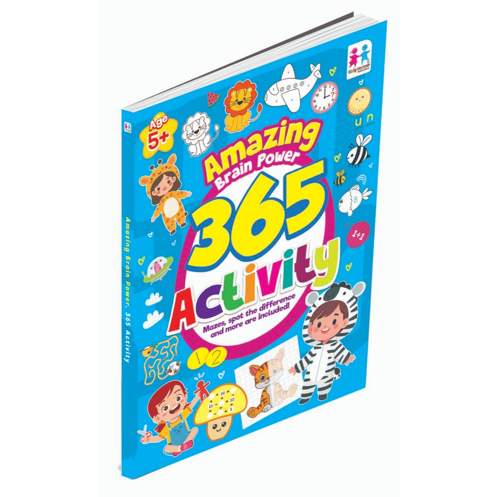 AMAZING BRAIN POWER 365 ACTIVITY (Buku Aktiviti Kanak-Kanak ) | Shopee ...