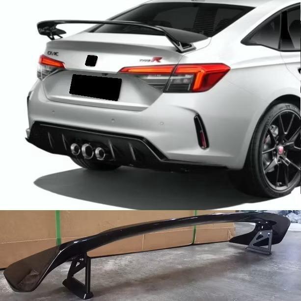 Honda Civic FE Type R Spoiler Spoiler Gloss Black Material ABS | Shopee ...
