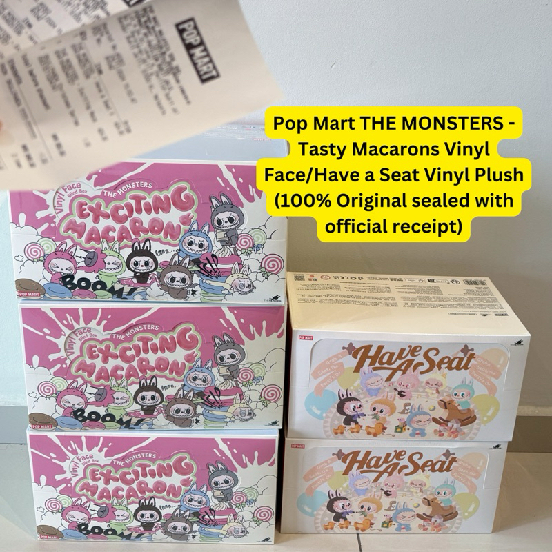 100% Authentic Original Pop Mart Labubu The Monsters V1/V2 Tasty ...