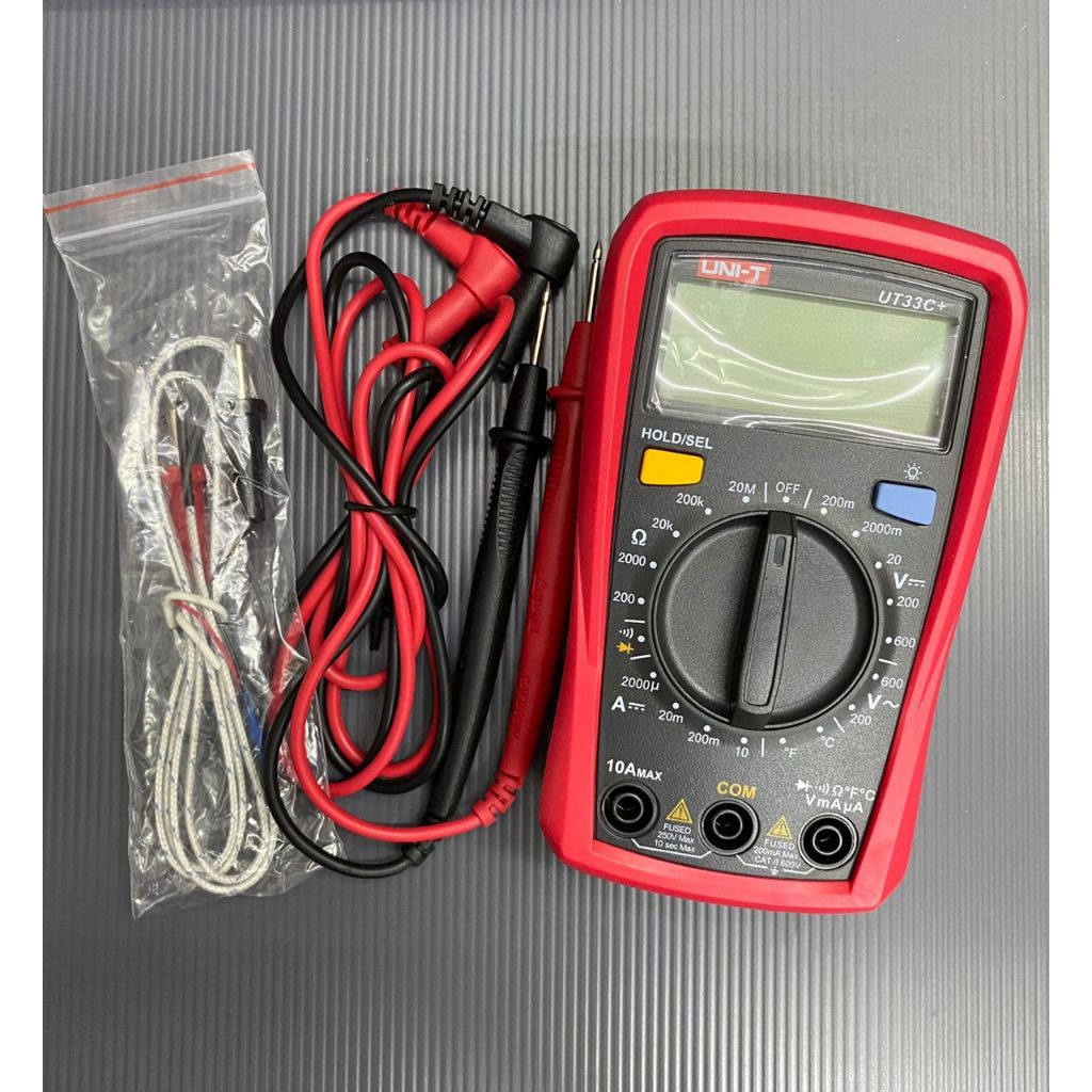 UNI-T Palm Size Multimeter UT33C+ (Thermometer Function) | Shopee Malaysia