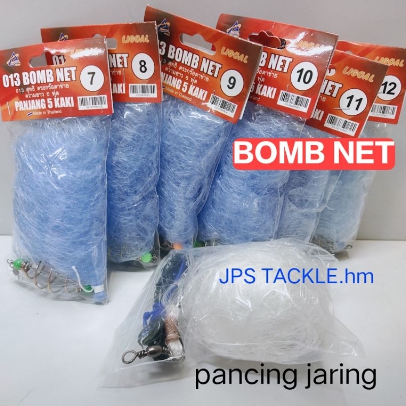 Bomb net BOM NET FISHING Jaring bomb 1.5m bomb net memancing telapia ...