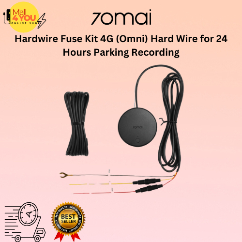 70mai Hardwire Fuse Kit 4G (Omni) Hard Wire for 24 Hours Parking ...