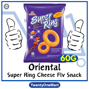 [Halal Food] Oriental Super Ring Cheese Flv Viral Snacks 60g | Shopee ...