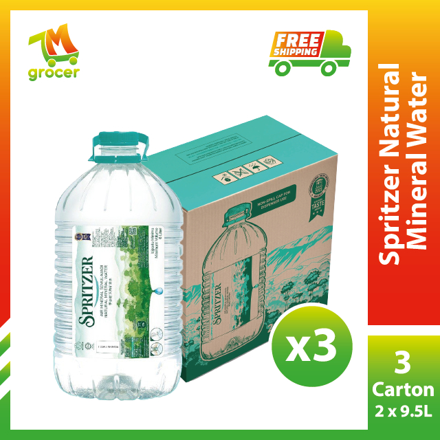 Spritzer Mineral Water (2 x 9.5L) X 3 Carton | Shopee Malaysia