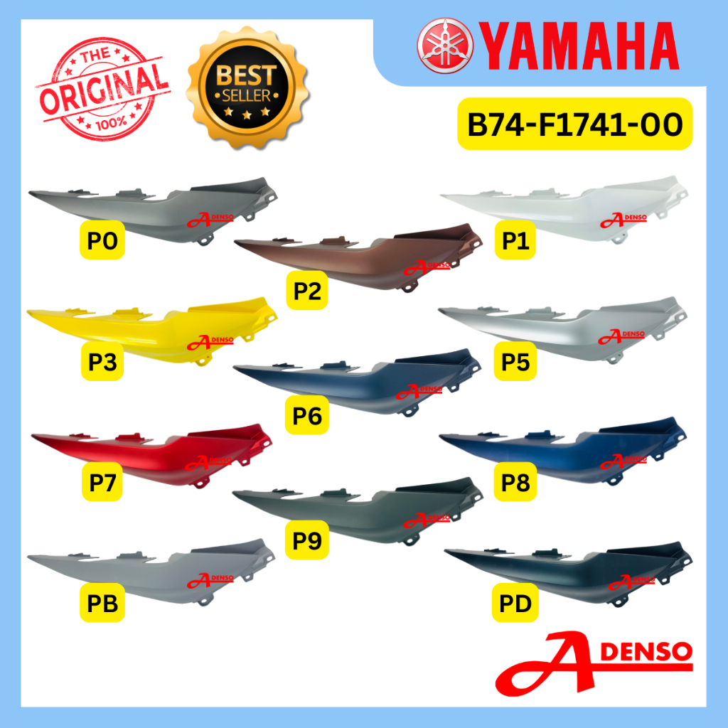 XMAX X MAX V1 SIDE COVER 4 RH RIGHT SIDE KANAN (YAMAHA100%ORIGINAL) B74 ...