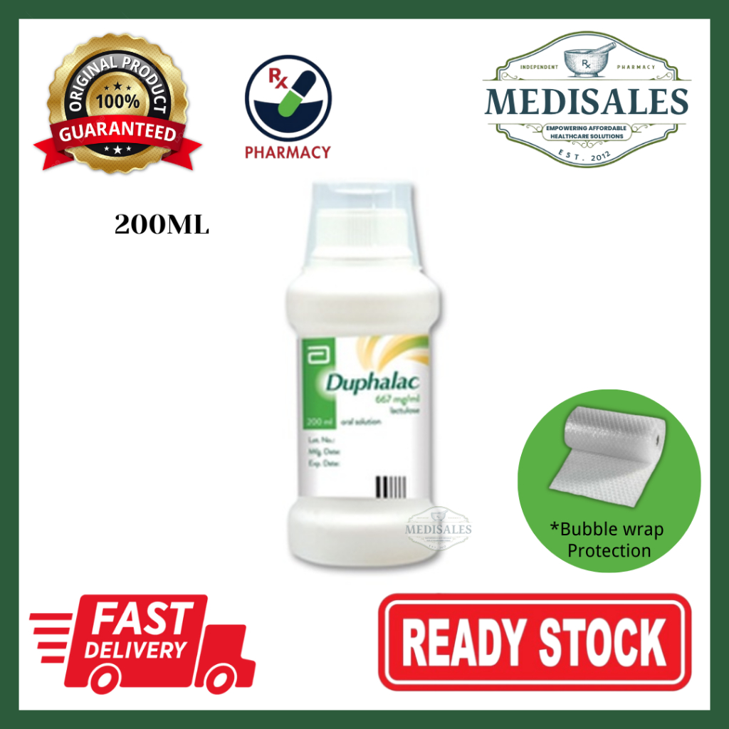DUPHALAC LACTULOSE 667ML/ML ORAL SOLUTION 200ML (EXP 05/2026) | Shopee Malaysia