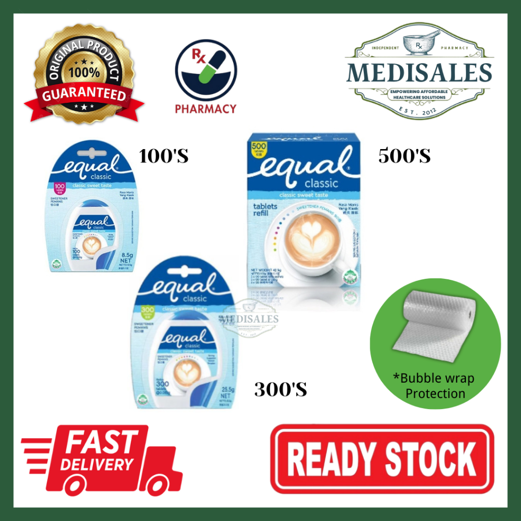 EQUAL CLASSIC TABLETS 100'S | 300'S | 500'S | Shopee Malaysia