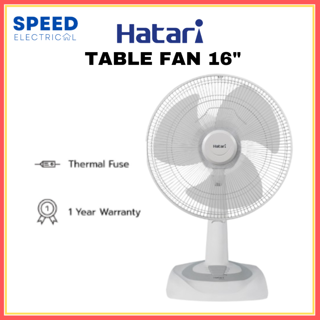 HATARI TABLE FAN 16INCH HT-T16M4 KIPAS MEJA 16INCI | Shopee Malaysia