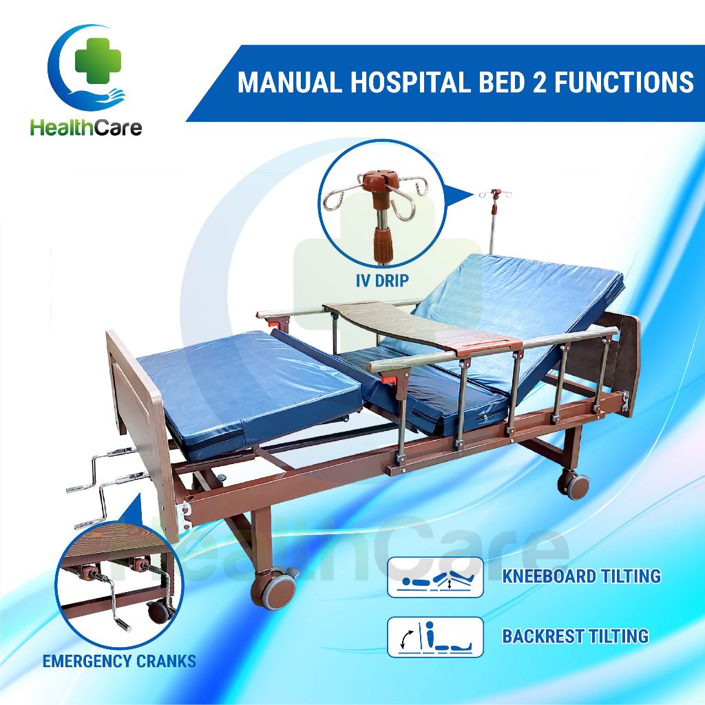 LIFEPRO Manual 2 Functions Hospital Bed (LP-M02) | Shopee Malaysia