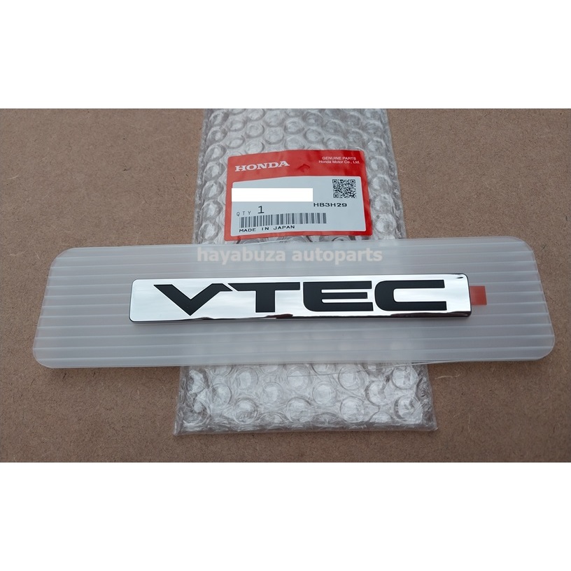 HONDA Fit Jazz City GD3 GD8 VTEC engine cover emblem logo chrome GD1 GD6 SAA SEL Aria Type S ...