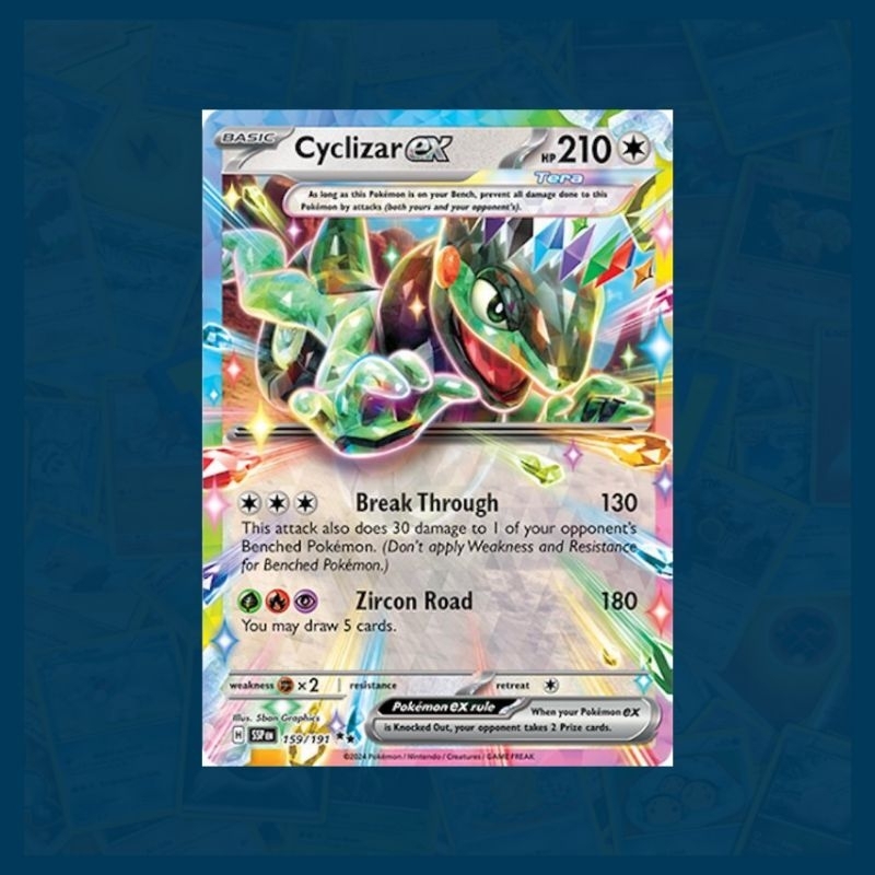 Cyclizar Ex (159/191) Ultra Rare | Surging Sparks | Pokemon TCG Card ...
