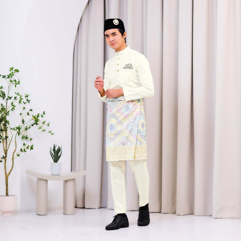 BAJU MELAYU SLIM FIT (WITH ZIP) TRADITIONAL WEAR FOR MEN EXCLUSIVE ...