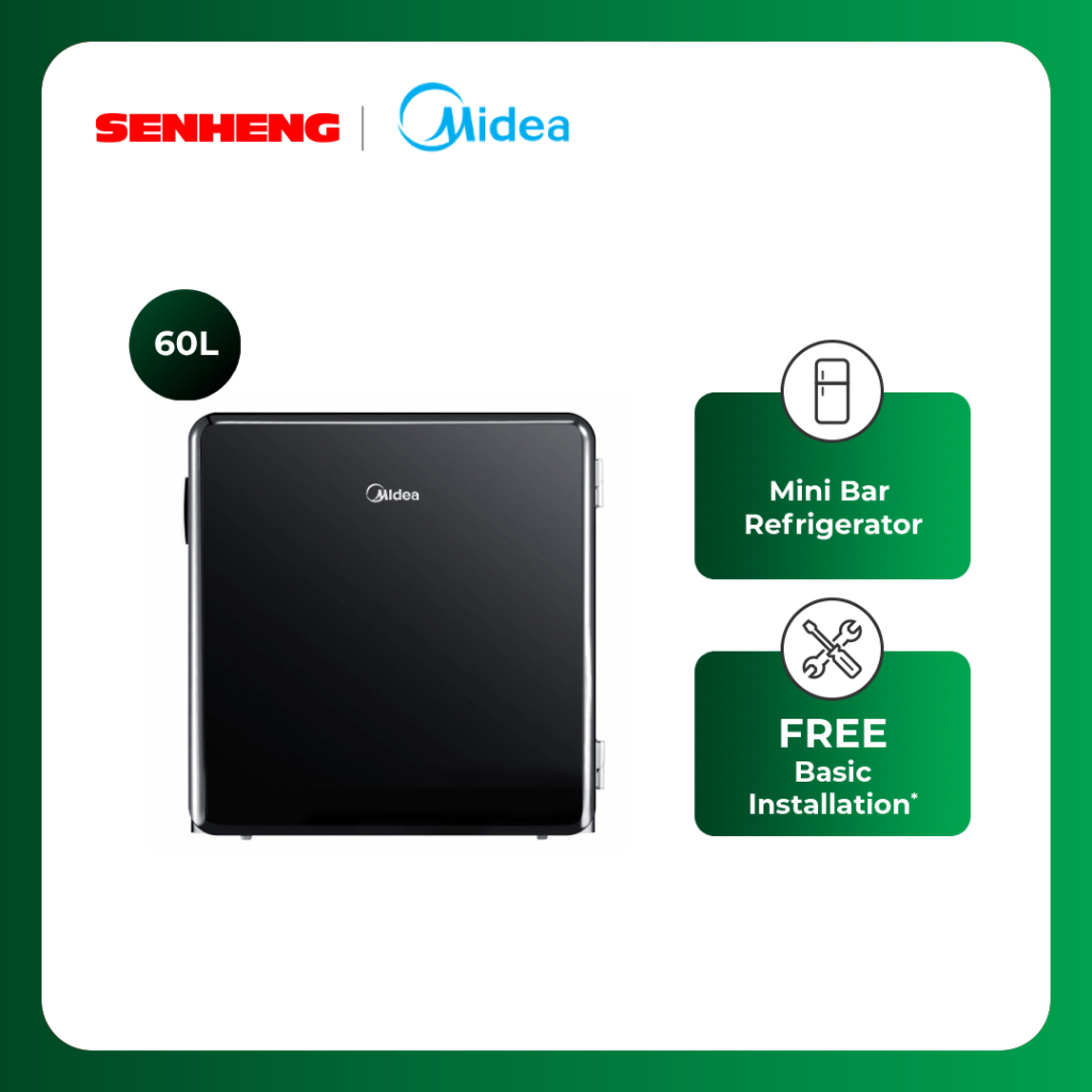 Midea 60L Mini Bar Refrigerator MID-MDRD88FGD30 | Shopee Malaysia