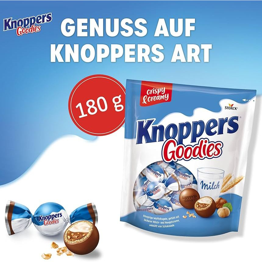 Storck Knoppers Black & White 200g / Knoppers Minis 200g / Knoppers ...