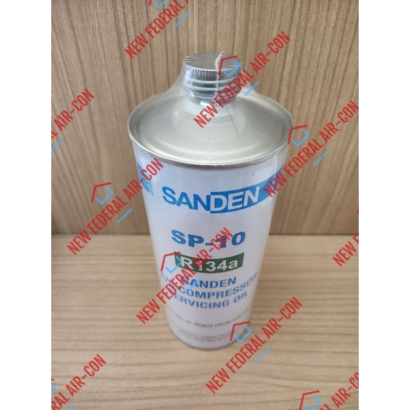 (ORIGINAL) SANDEN SD R134 R134A CAR AIRCOND SP-10 LIQUID COMPRESSOR OIL ...